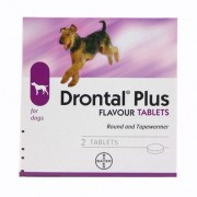 Drontal plus for dogs (per tablet) - Homevet